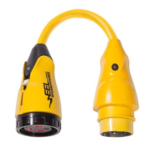 Marinco P503-30 EEL Pigtail Adapter, 50A 125V Male to 30A 125V Female ...