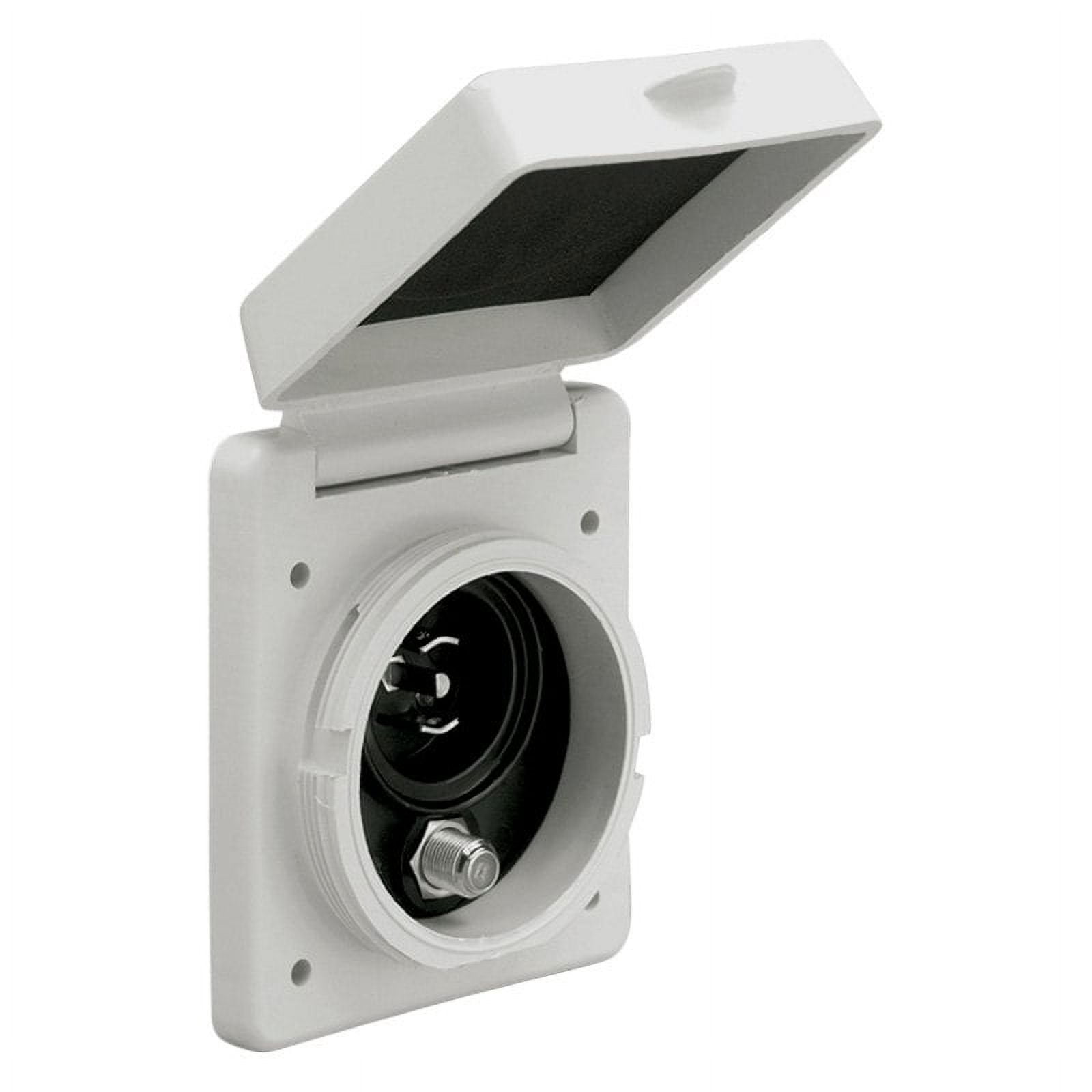 Marinco PH6574TV - Phone and Cable TV Inlet with Stainless Steel Trim ...
