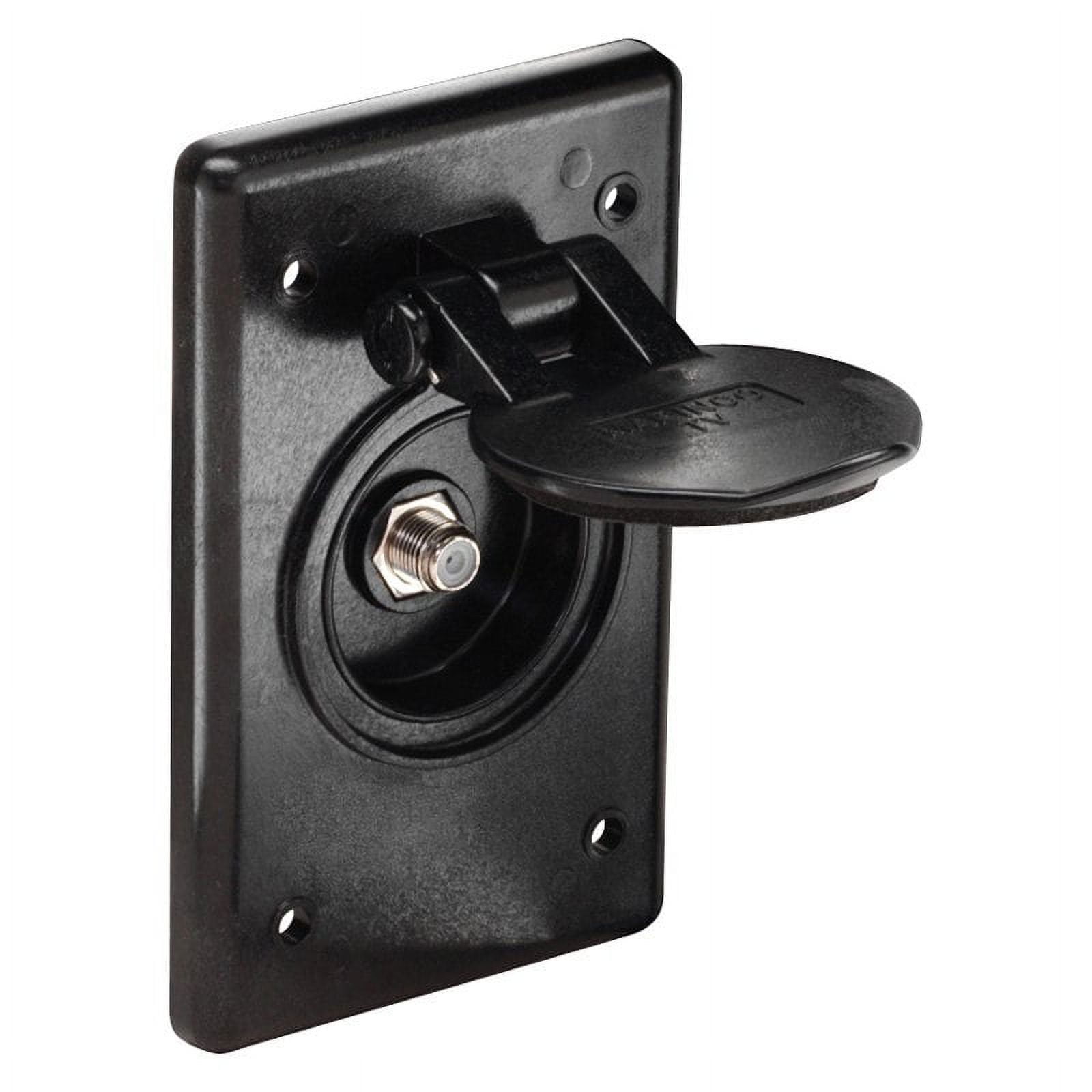 Marinco TV97 - Cable TV Outlet with Spring Loaded Cover - Walmart.com