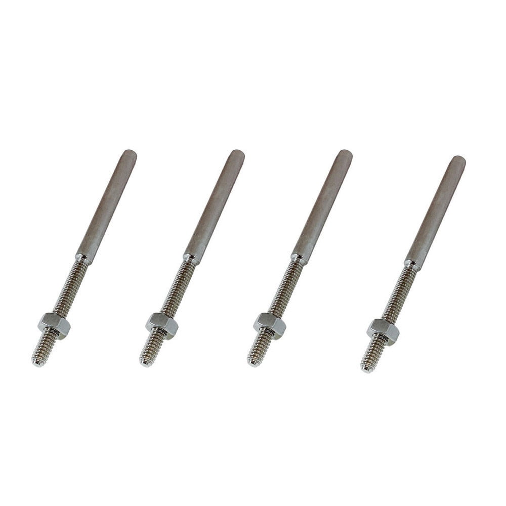 Marine 1/4" Lifeline Threaded Stud 3/8" Thread Cable Rail T316 ...