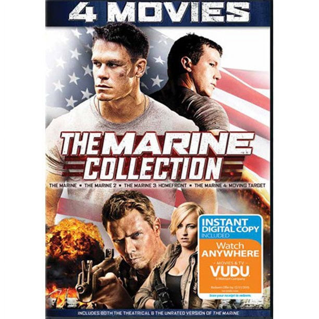 Marine 1-4 Quad Feature (DVD) - Walmart.com