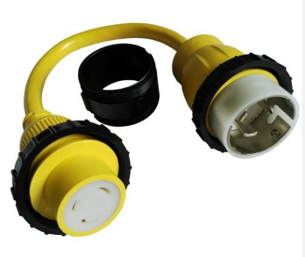 Marine 125v 30 Amp Female to 125/250v 50 Amp Male shore power pigtail ...