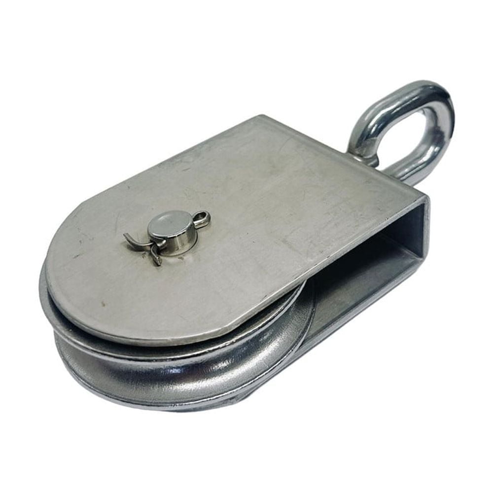 Marine 2" Sheave Square Block 3/8" Rope Wire Pulley 1000Lb WLL ...