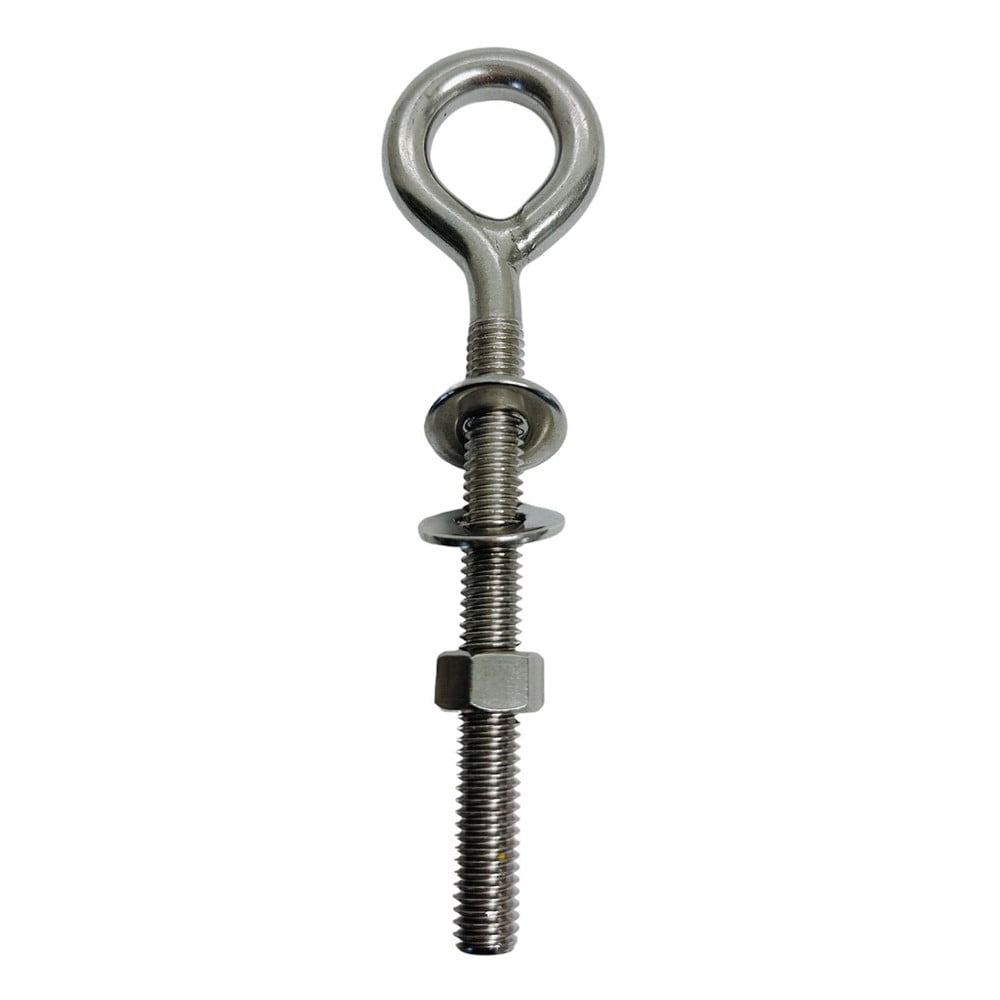 Marine 3/8" x 4" Plain Eye Bolt Screw 1,000 Lbs WLL Lifting Stainless ...