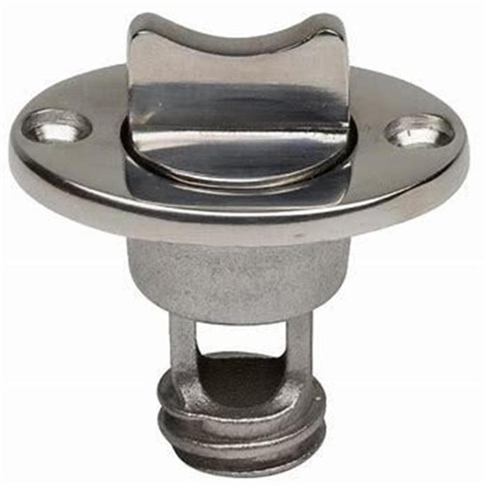 Marine 316 Stainless Steel Oval Drain Fits \'\' Hole Boat Oil Drain ...