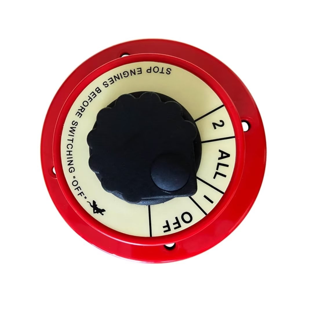 Marine 4 Positions Protection Rotary Battery Switch Disconnect Power ...