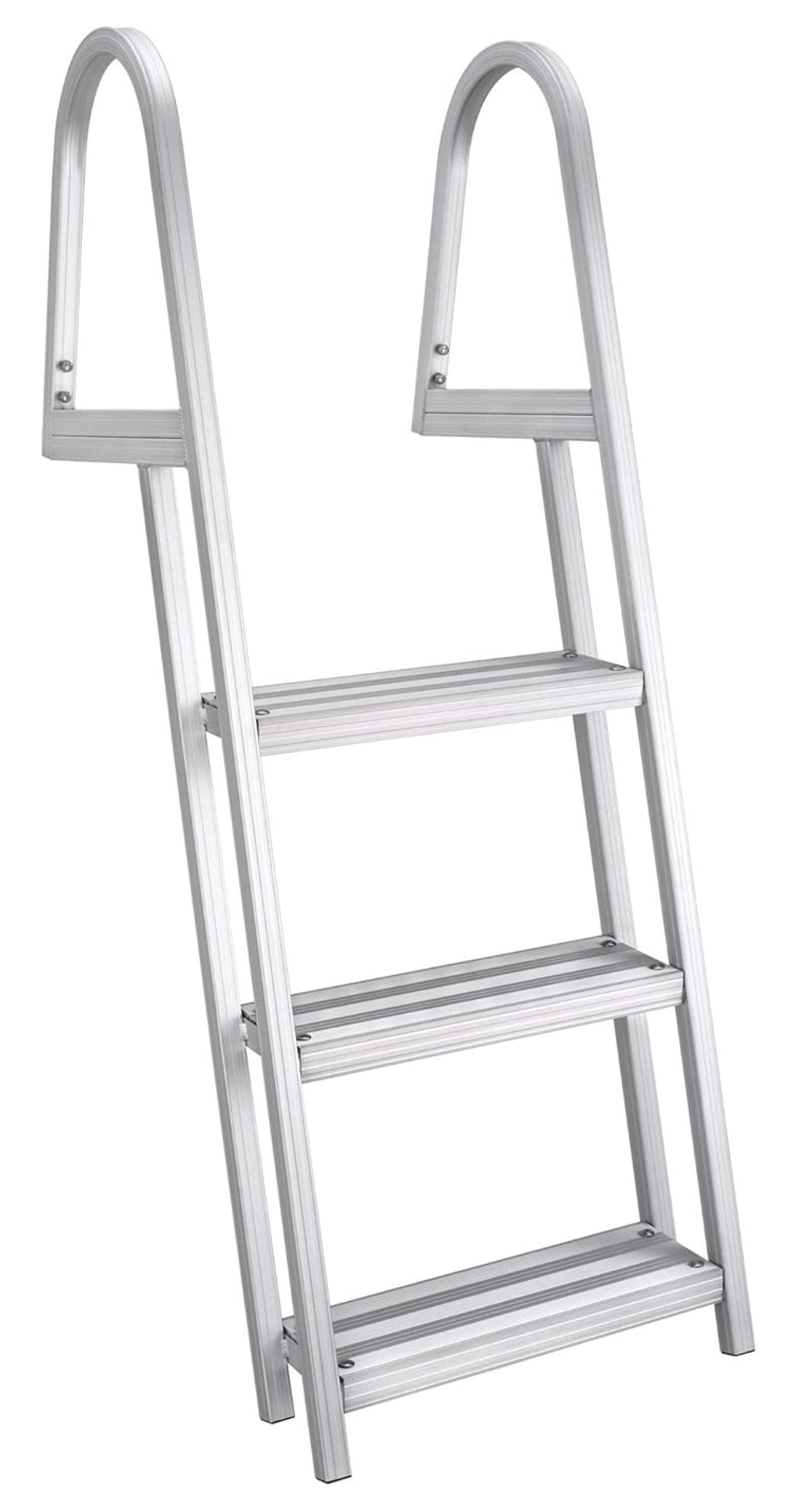 Marine Aluminum Removable Boarding Ladder | 76" Height | Heavy Duty ...