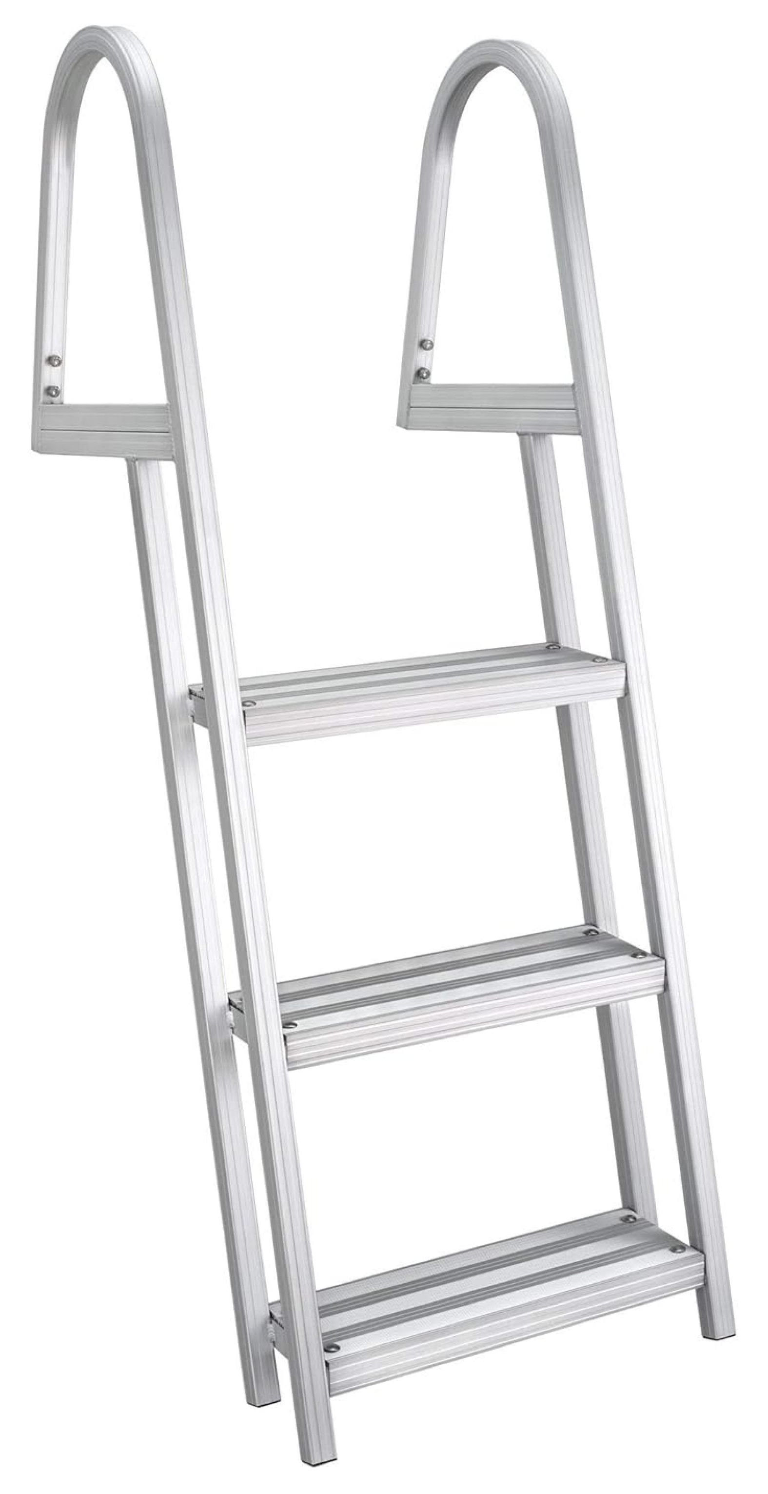 Marine Aluminum Removable Boarding Ladder | 76" Height | Heavy Duty ...
