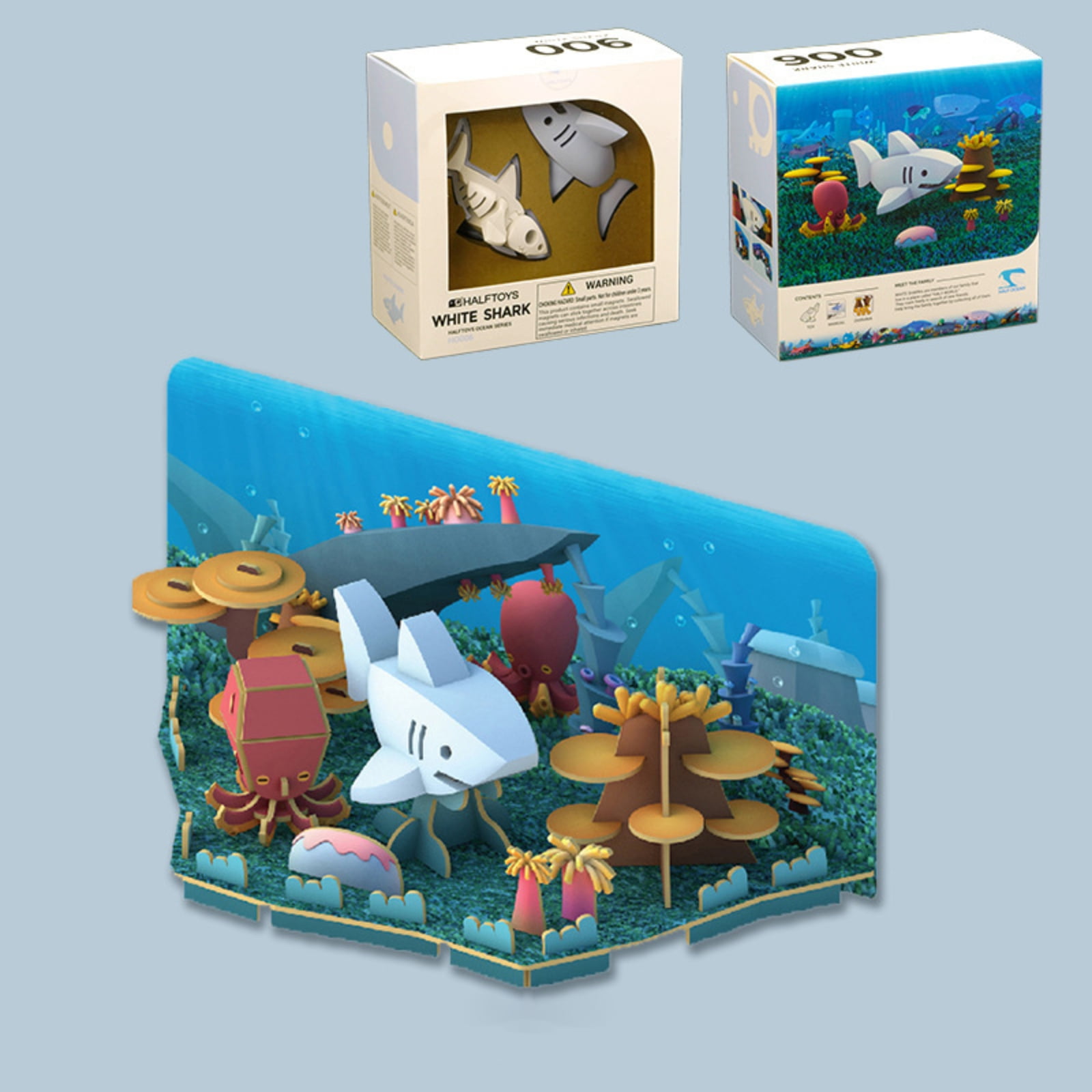 Marine Animal Magnetic Building Blocks for Kids – STEM Educational ...
