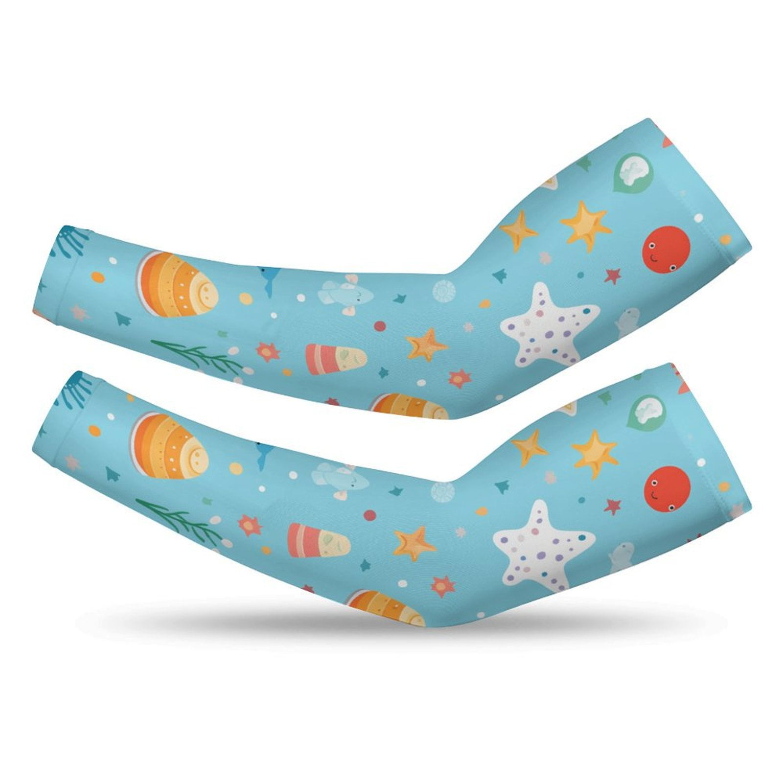 Marine Animals Protection Cooling Arm Sleeves For Men Women, Uv ...
