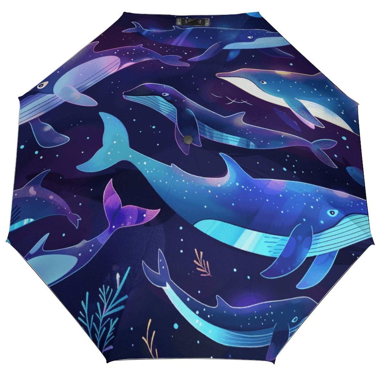 Marine Animals Such As Whales Automatic Sunny Umbrella, Sun Protection ...