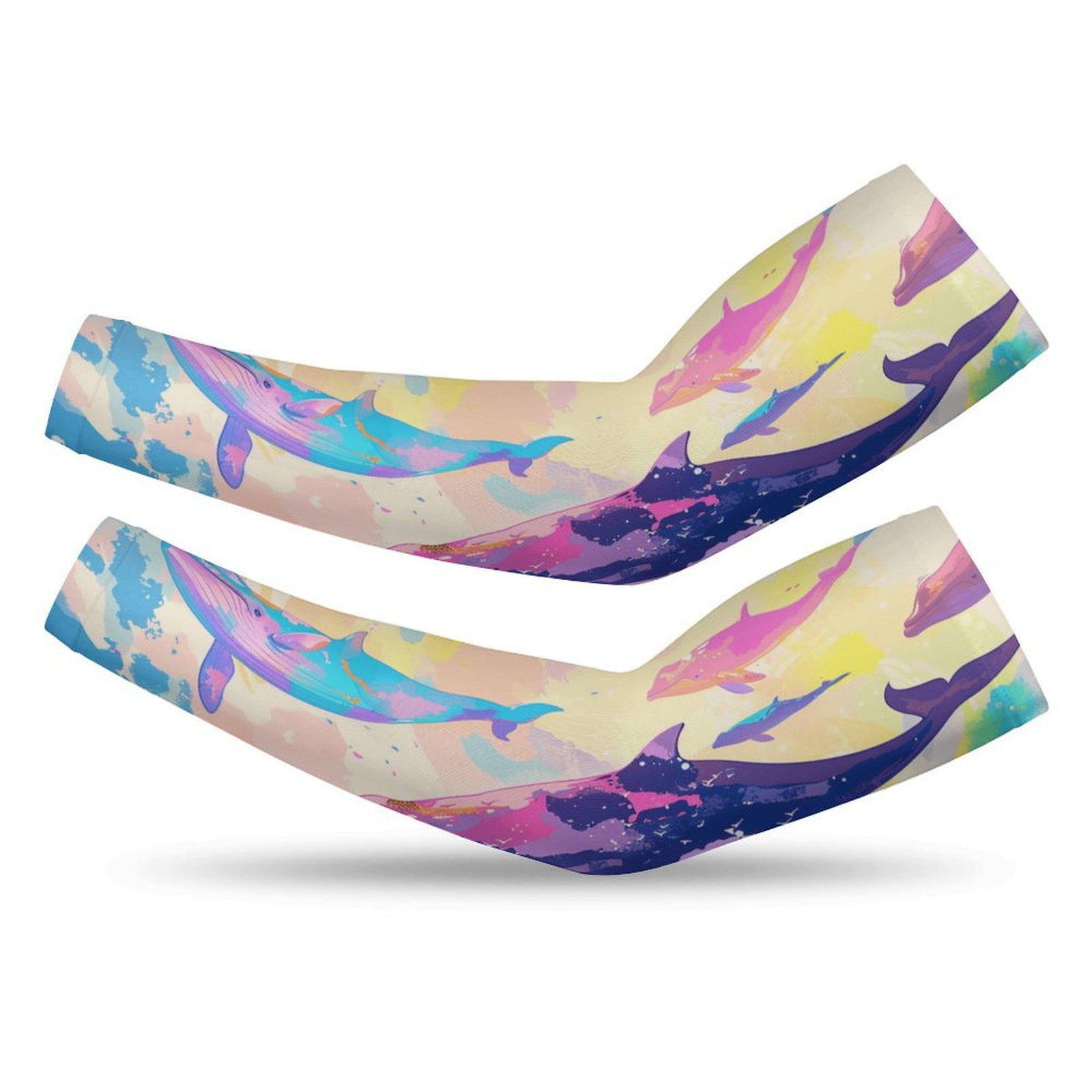 Marine Animals Such As Whales Cooling Arm Sleeves For Men & Women ...