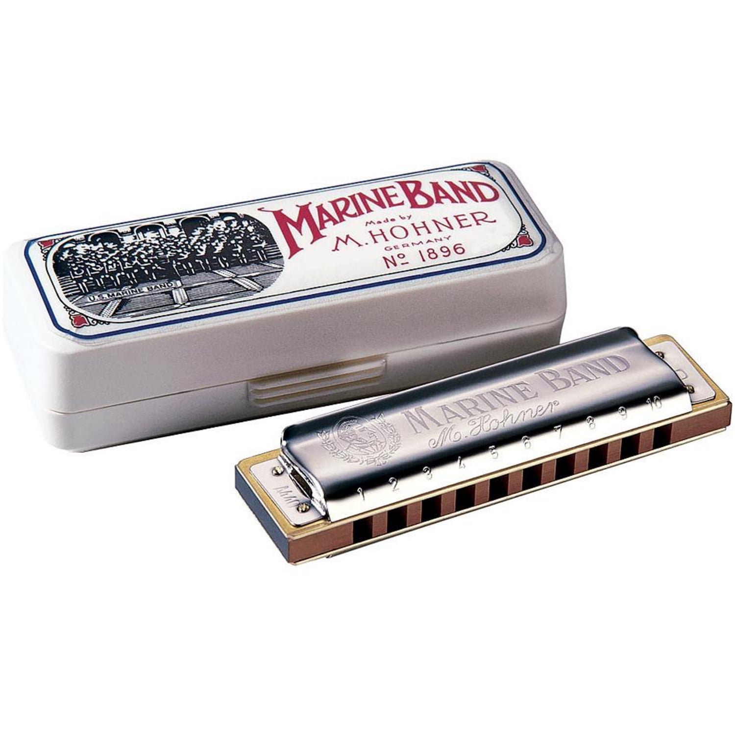 Marine Band Harmonica "C" - Walmart.com