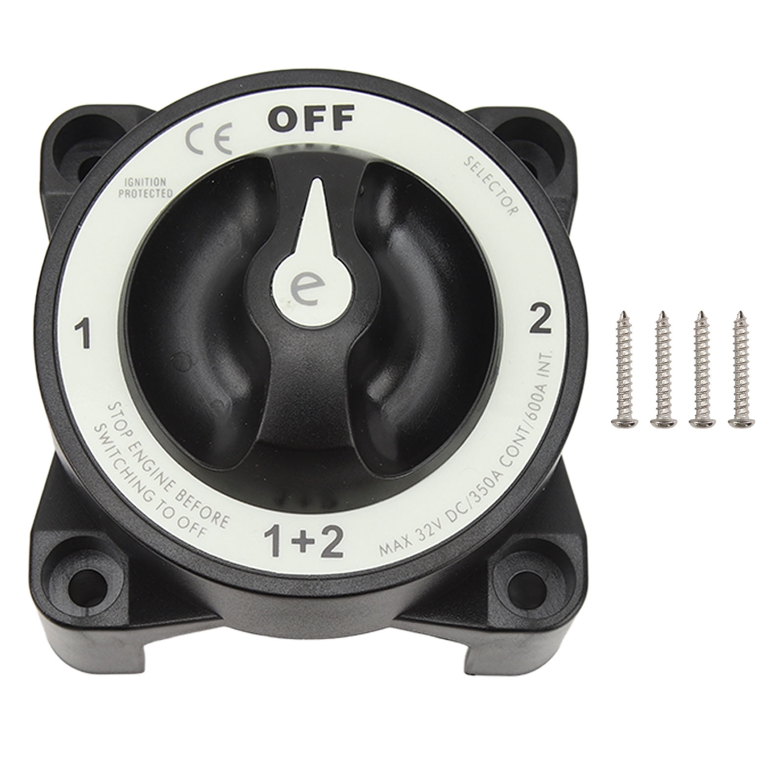 Marine Battery Cut Off Switch 350A Heavy Duty 4 Position Battery ...