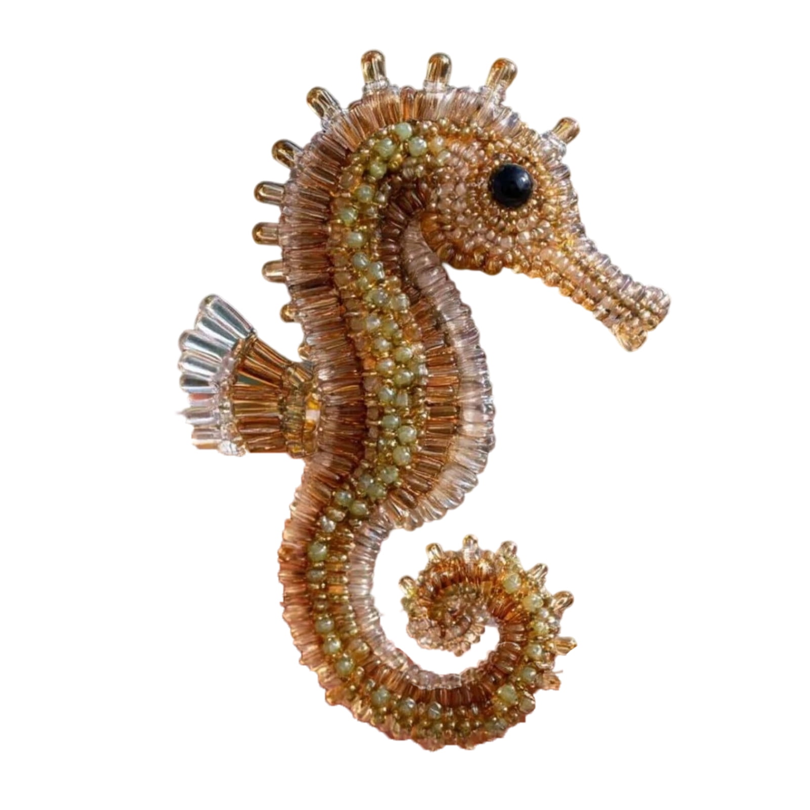 Marine Beads Embroidery Set with Instruction Sea Creature Embroidery ...
