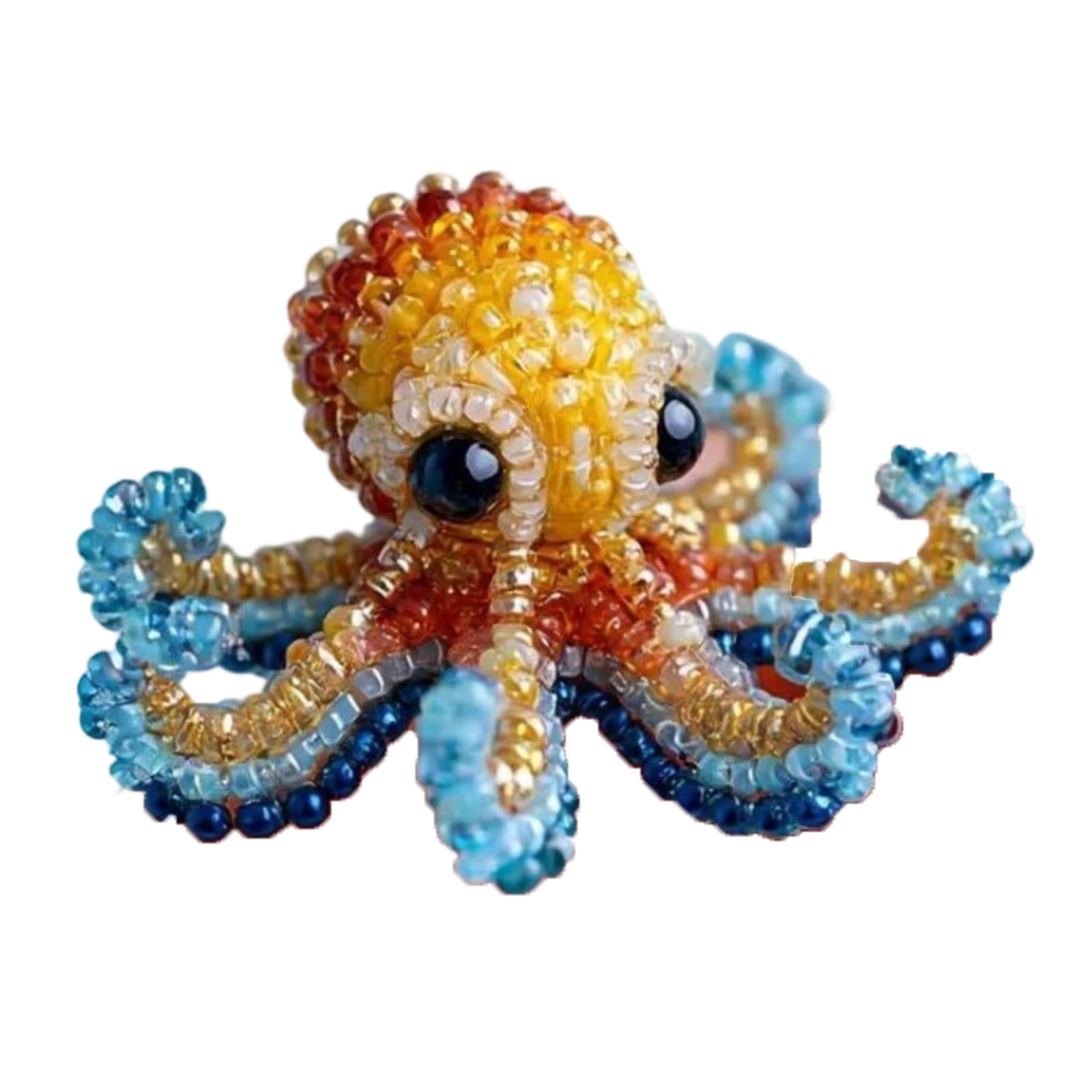 Marine Beads Embroidery Set with Instruction Sea Creature Embroidery ...