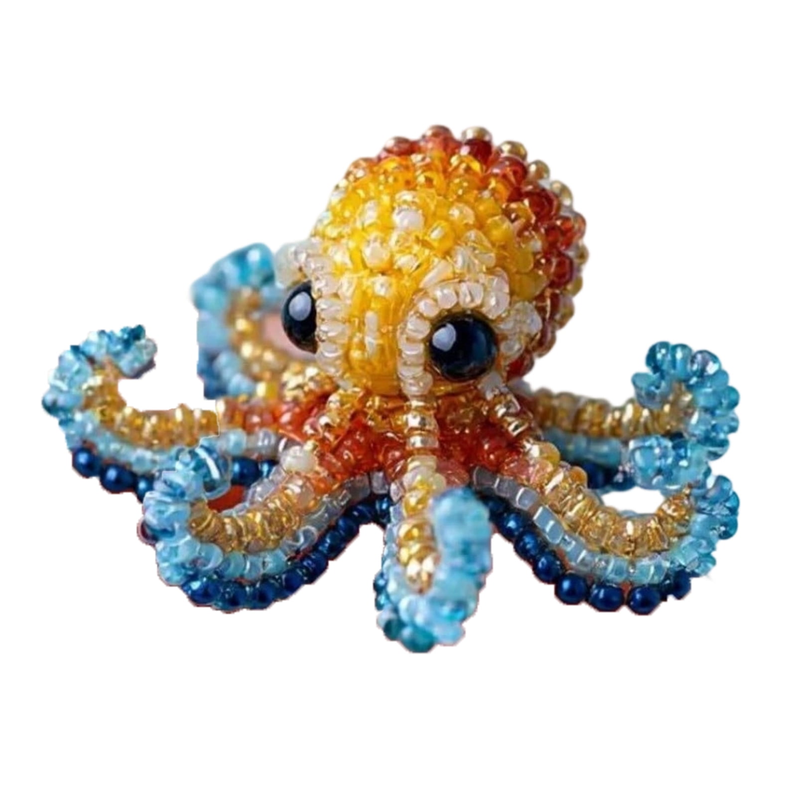 Marine Beads Embroidery Set with Instruction Sea Creature Embroidery ...