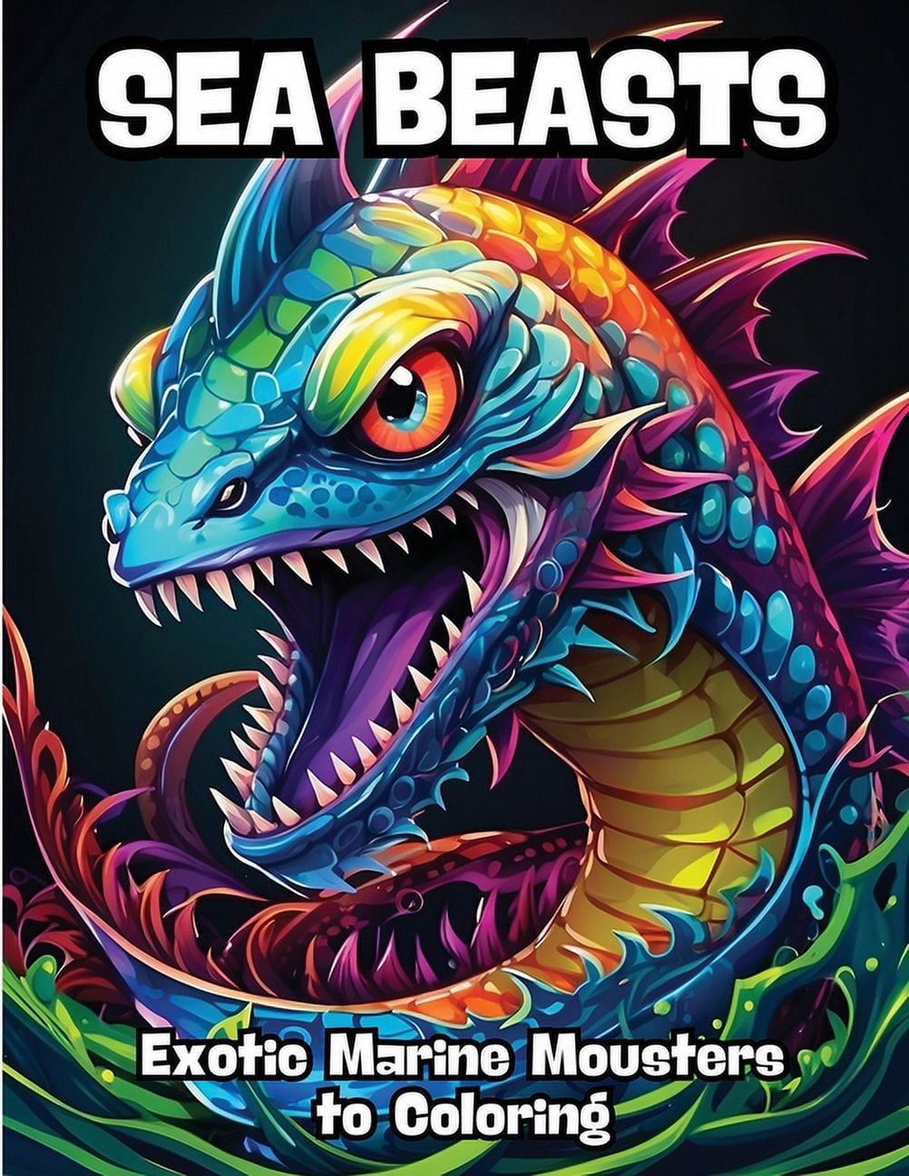 Marine Beasts: Exotic Marine Mousters to Coloring (Paperback) - Walmart.com