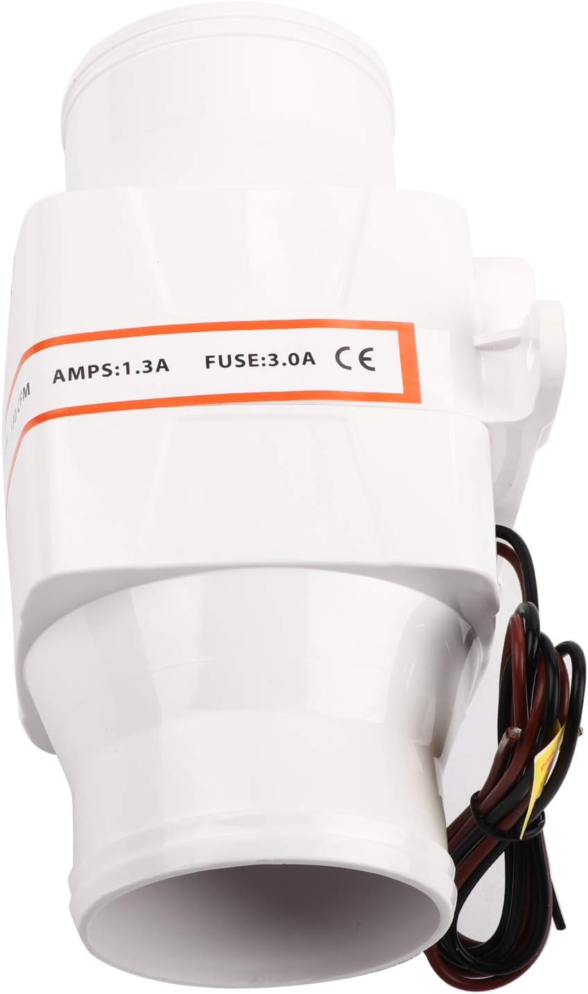 Marine Bilge Air Blower, 3inch In-Line Marine Bilge Air Blower Strong ...
