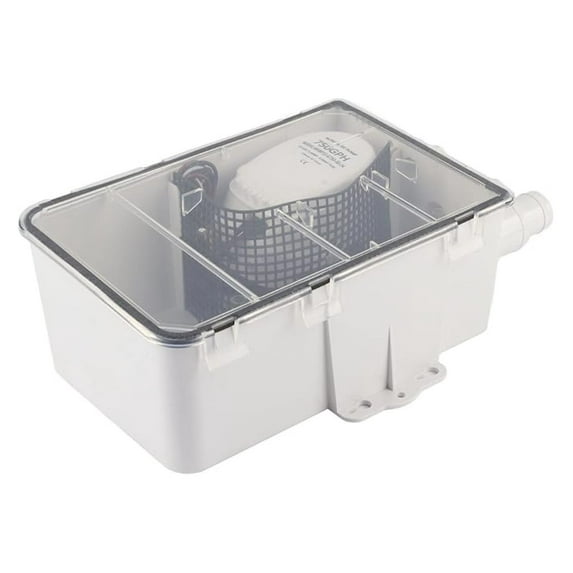 Marine Bilge Drain Box DC 12V/24V 750GPH Shower Pump Automatic Bilge ...