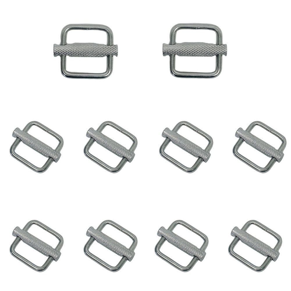 Marine Boat 1" Adjustable Slide Webbing Slider Tie Down Stainless Steel ...