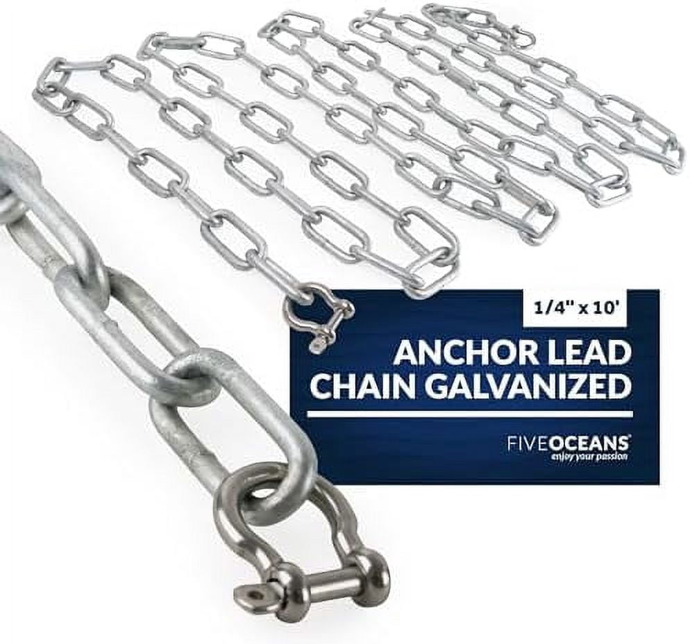Marine Boat Anchor Chain, Anchor Lead Chain Hot-Dipped Galvanized Steel ...