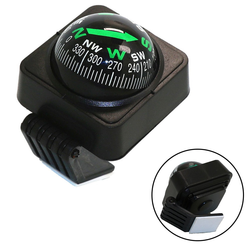 Marine Boat Auto Car Compass Navigation Ball Dashboard Mount Black ...
