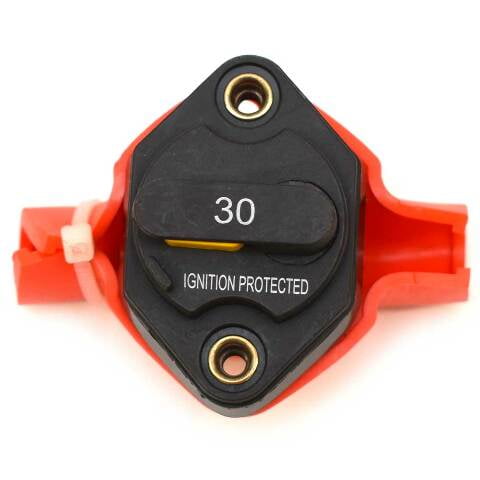 Marine Boat Circuit Breaker | 30 Amp Panel Mount w/ Red Boot - Walmart.com