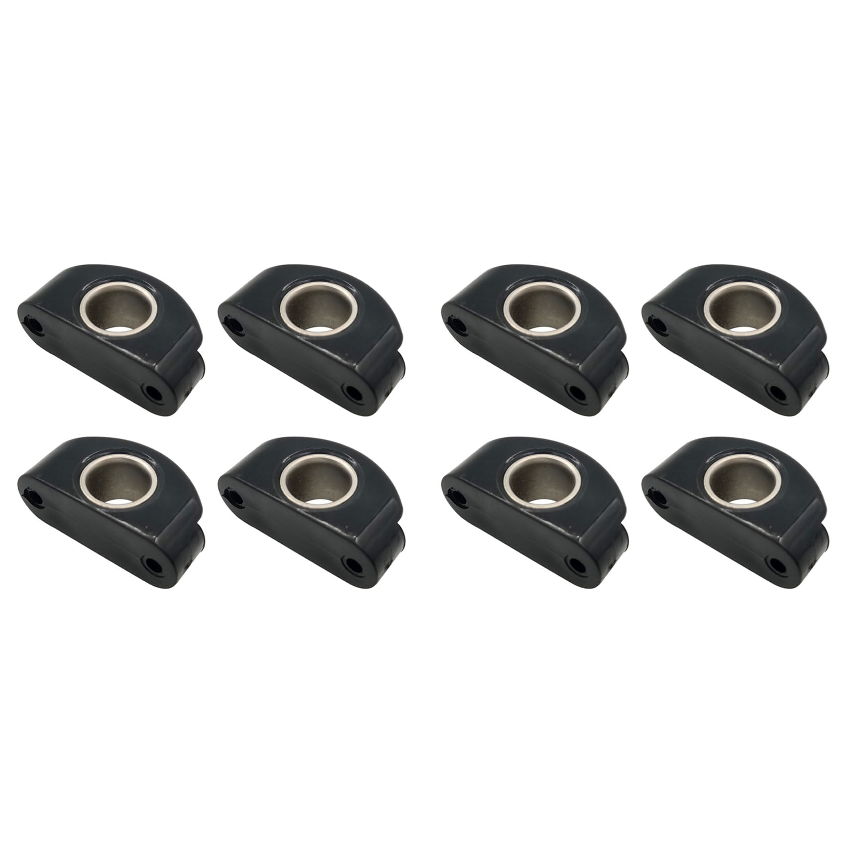 Marine Boat Fairlead Black Nylon Bullseyes 12 mm 1/2inch STAINLESS ...