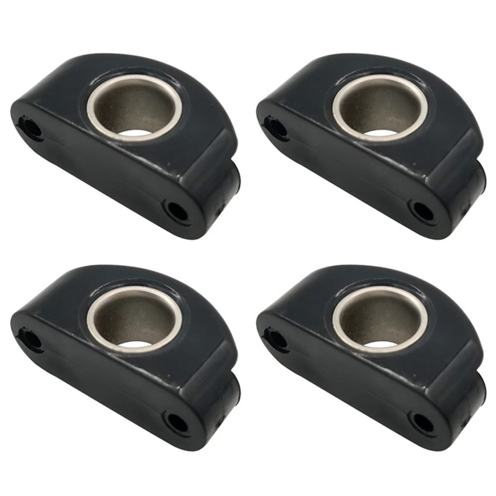 Marine Boat Fairlead Black Nylon Bullseyes STAINLESS STEEL INSERT ...