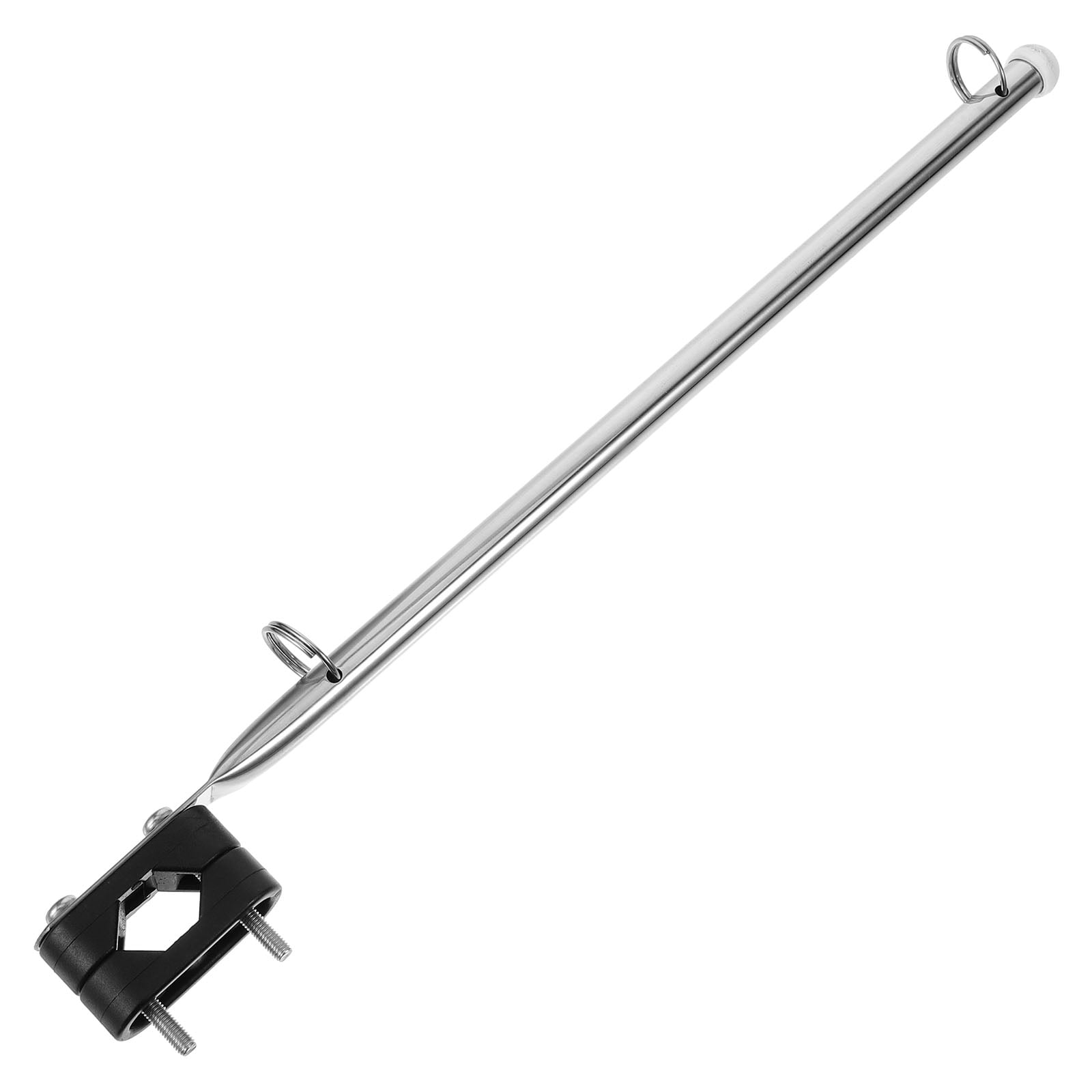 Marine Boat Flagpole Stainless Steel Rail Mount Flagpole Boat Flag ...