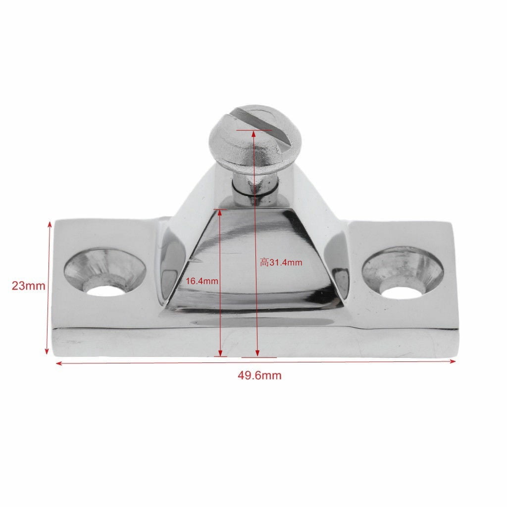 Marine Boat Hardware Fittings 4PCS 316 Stainless Steel Pyramid Mountain ...