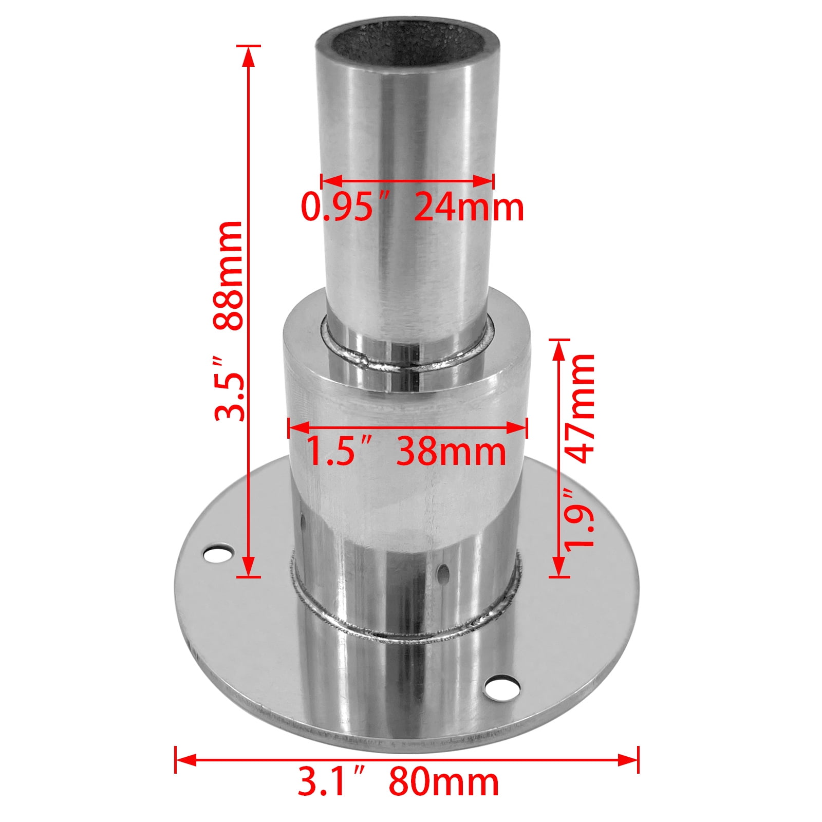 Marine Boat Hardware Fittings Stainless Steel Straight-through Hull ...