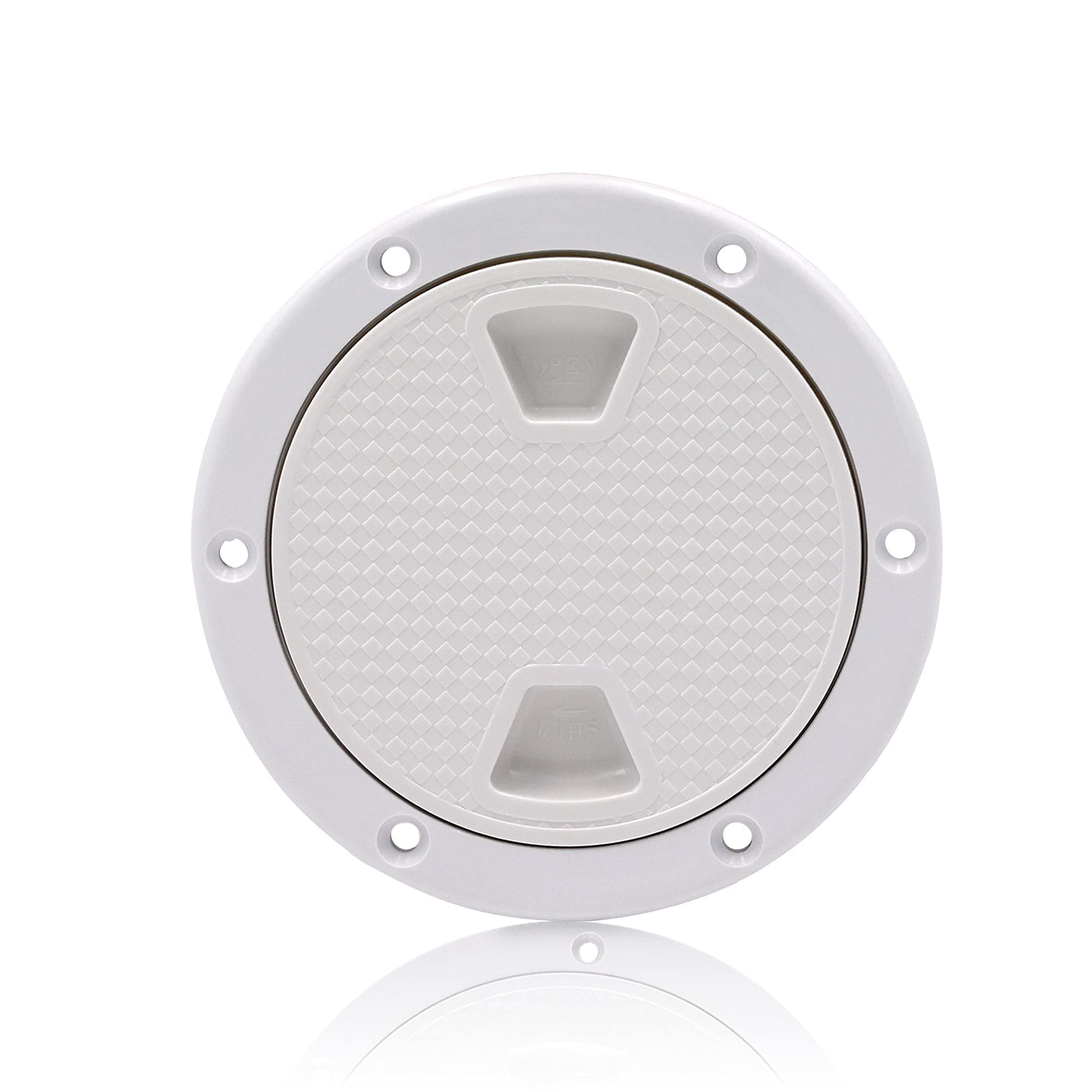 Marine Boat Hatch Deck Plates Lid with Detachable Cover, Round and Non ...