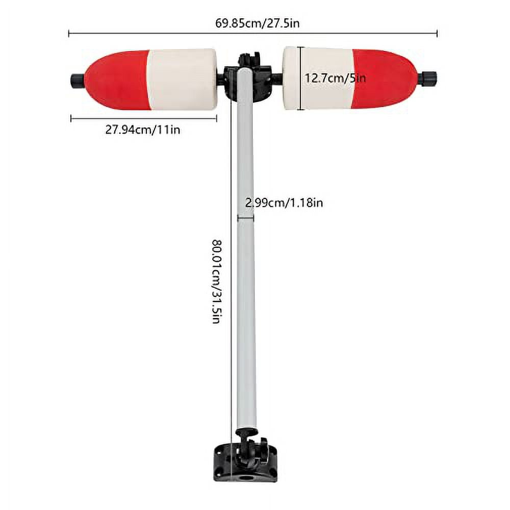 Marine Boat Kayak Outriggers/Stabilizers System, Canoe Kayak Outrigger ...
