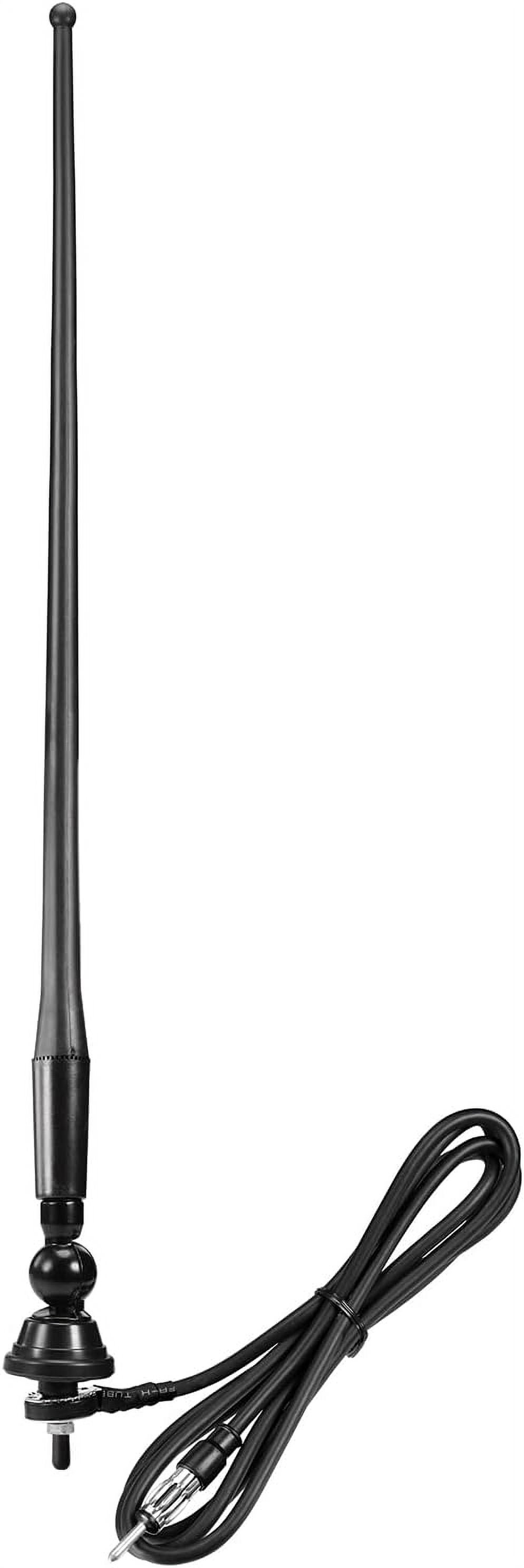 Marine Boat Radio Antenna 16 Inch Rubber Duck Flexible Mast FM AM ...