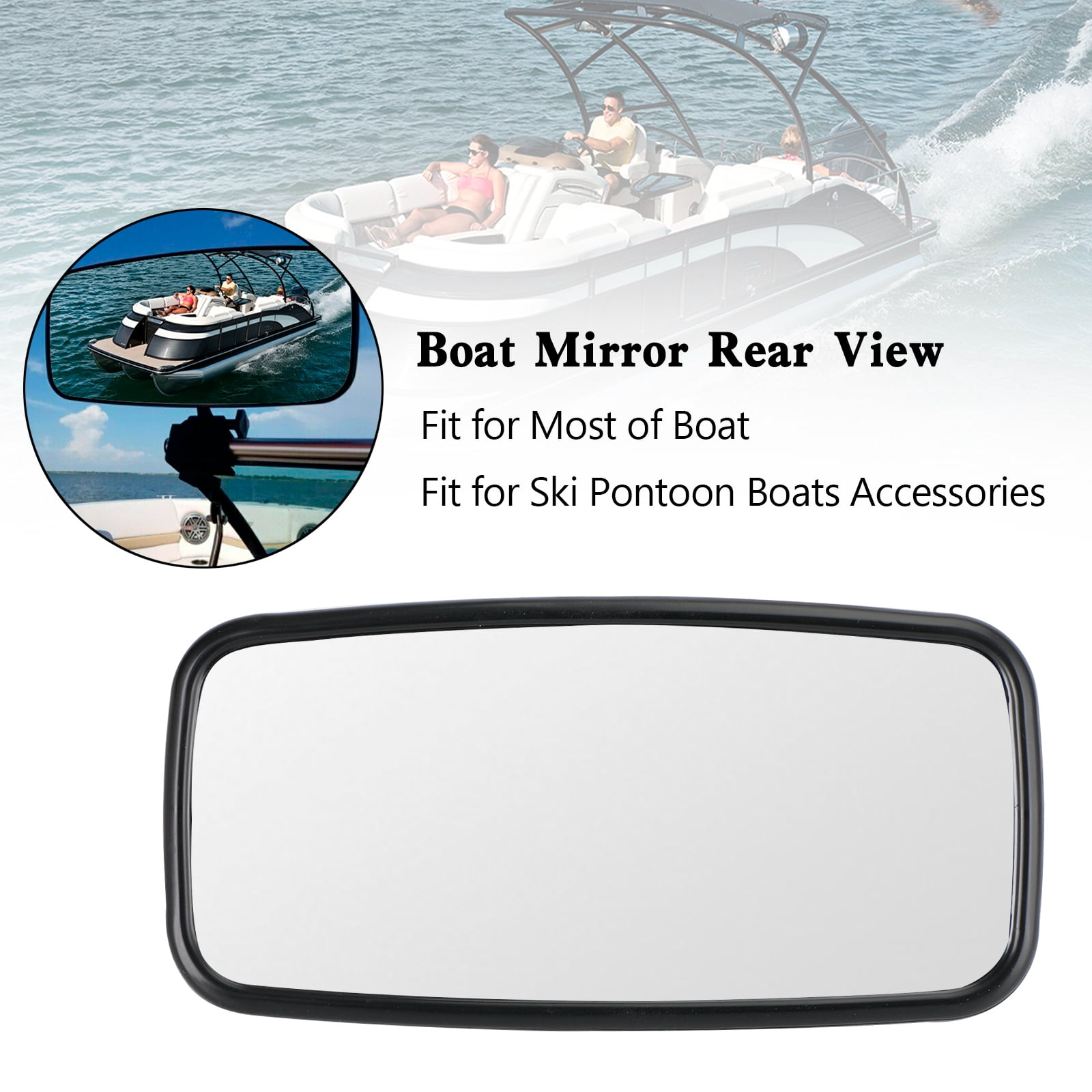 Marine Boat Rear View Mirror Mount Bracket For Ski Pontoon Boats ...