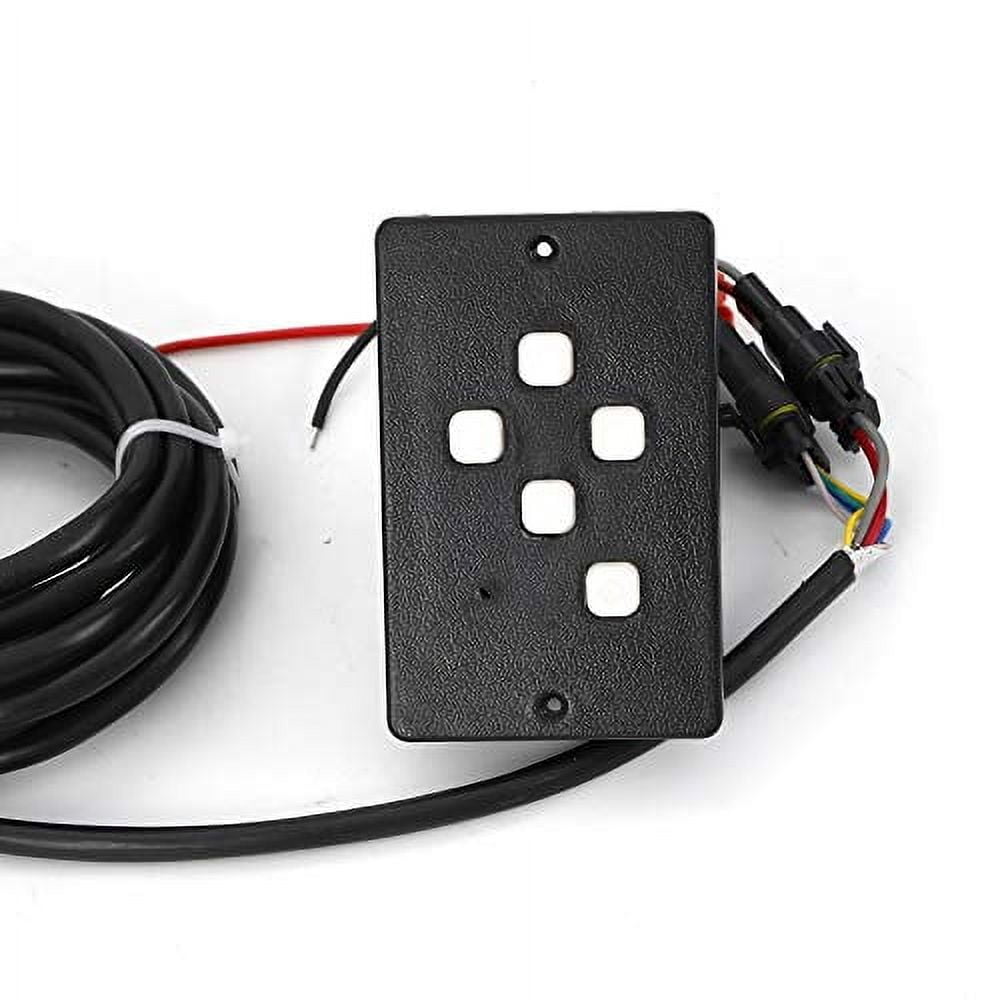 Marine Boat Remote Control Spotlight, 360° Rotate Halogen Searchlight ...