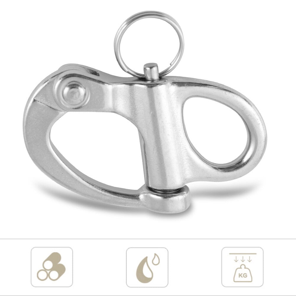 Marine Boat Rigging Stainless Steel Fixed Snap Shackle Quick Release ...