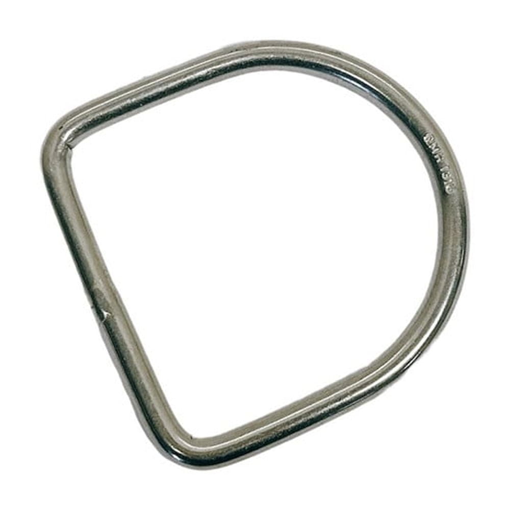 Marine Boat Stainless Steel 1/8" D-Ring 100 Lbs WLL D Ring Welded Yacht ...