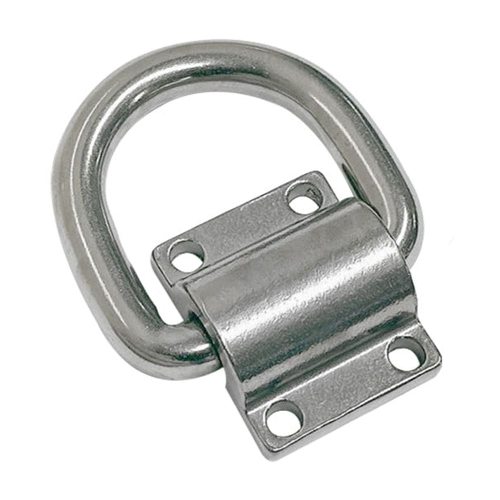 Marine Boat Stainless Steel 316 5/8" Bolt-On Lashing Ring D-Ring Anchor ...