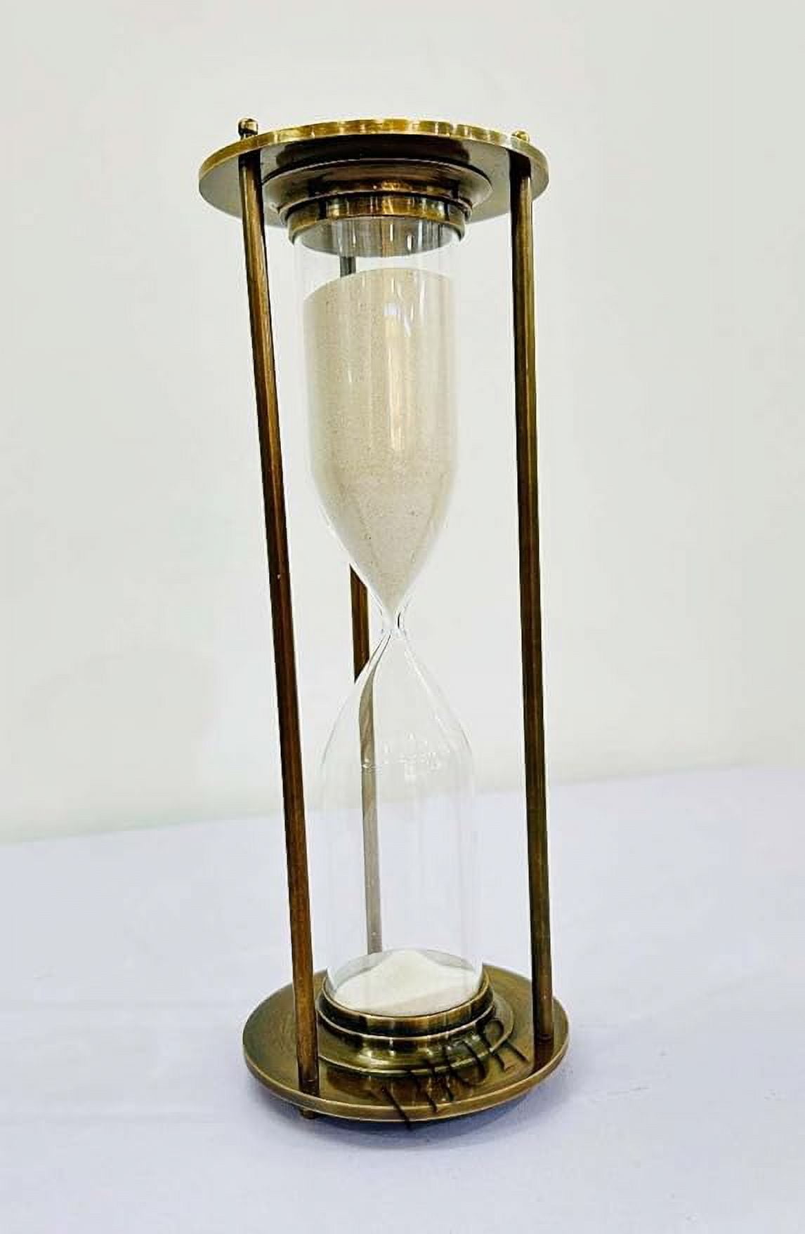 Marine Brass Sand Timer Hourglass Kelvin & Huges London Vintage ...
