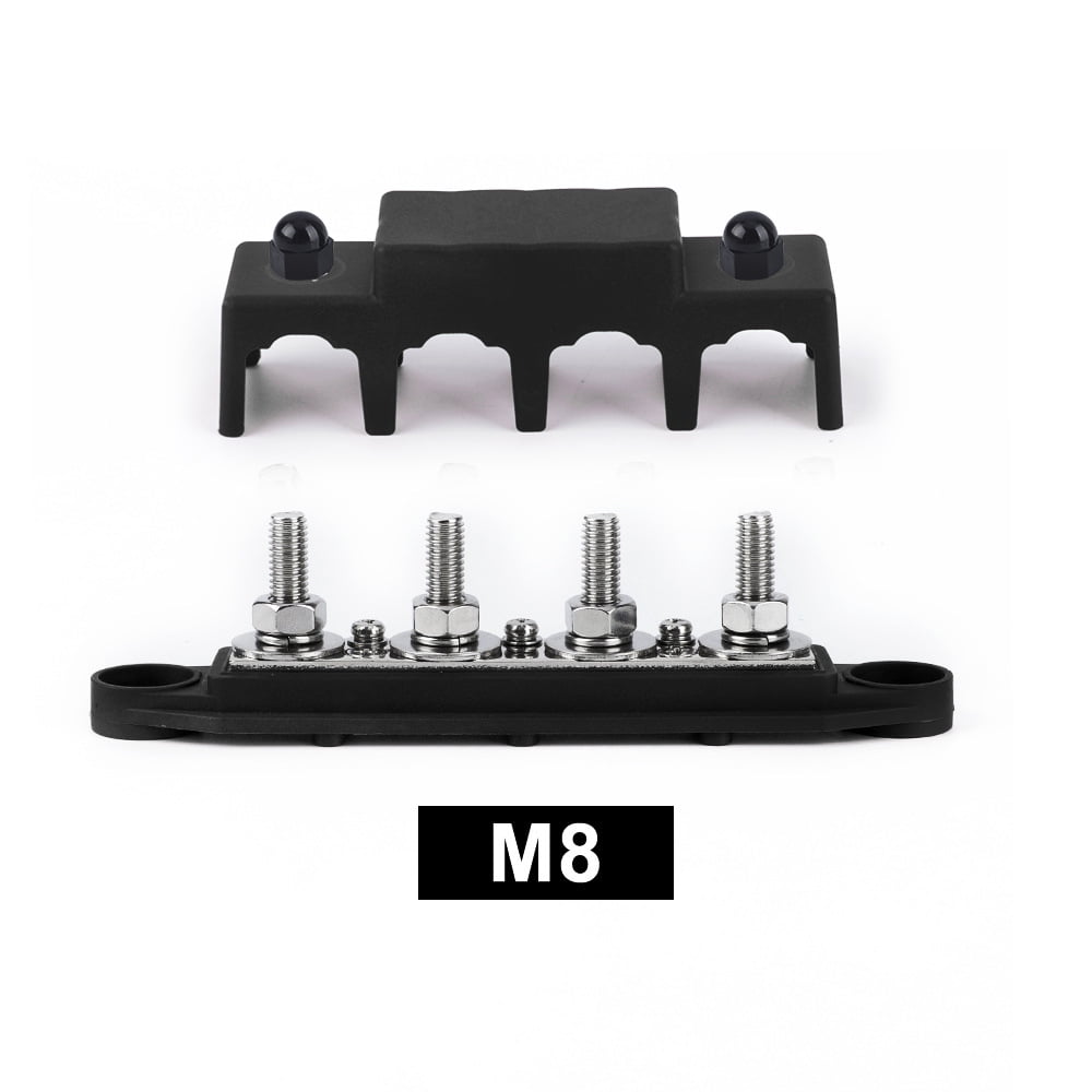 Marine Bus Bar 12V 250A Power Distribution Block 4 Posts Junction Block ...