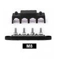Marine Bus Bar 12V 250A Power Distribution Block 4 Posts Junction Block ...
