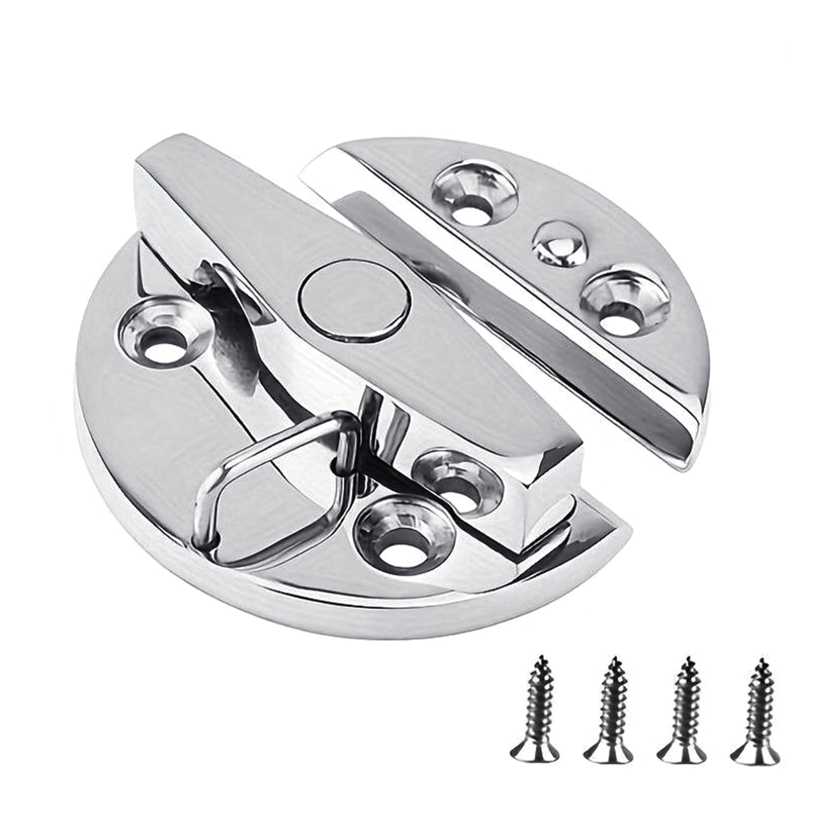 Marine Cabinet Door Catch Latches 316 Stainless Steel Push Button Lock ...