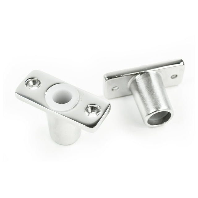 Marine City 316 Stainless-Steel 1/2 inches Shank Top Mount Rowlock/Oarlock Socket 2 Pack ...