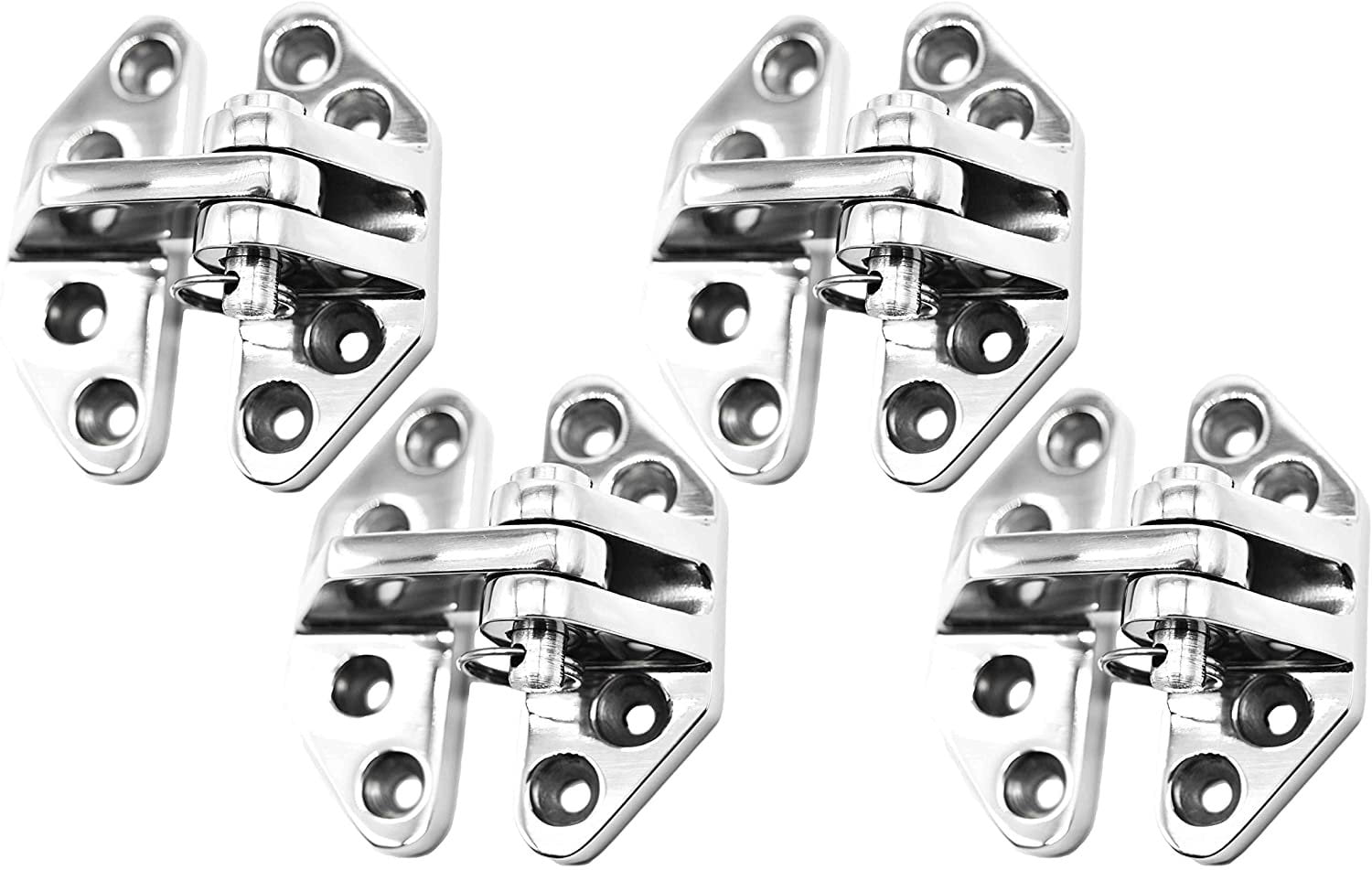 MARINE CITY 316 Stainless Steel Hatch Hinge with Removable Pin 2-5/8 2 ...