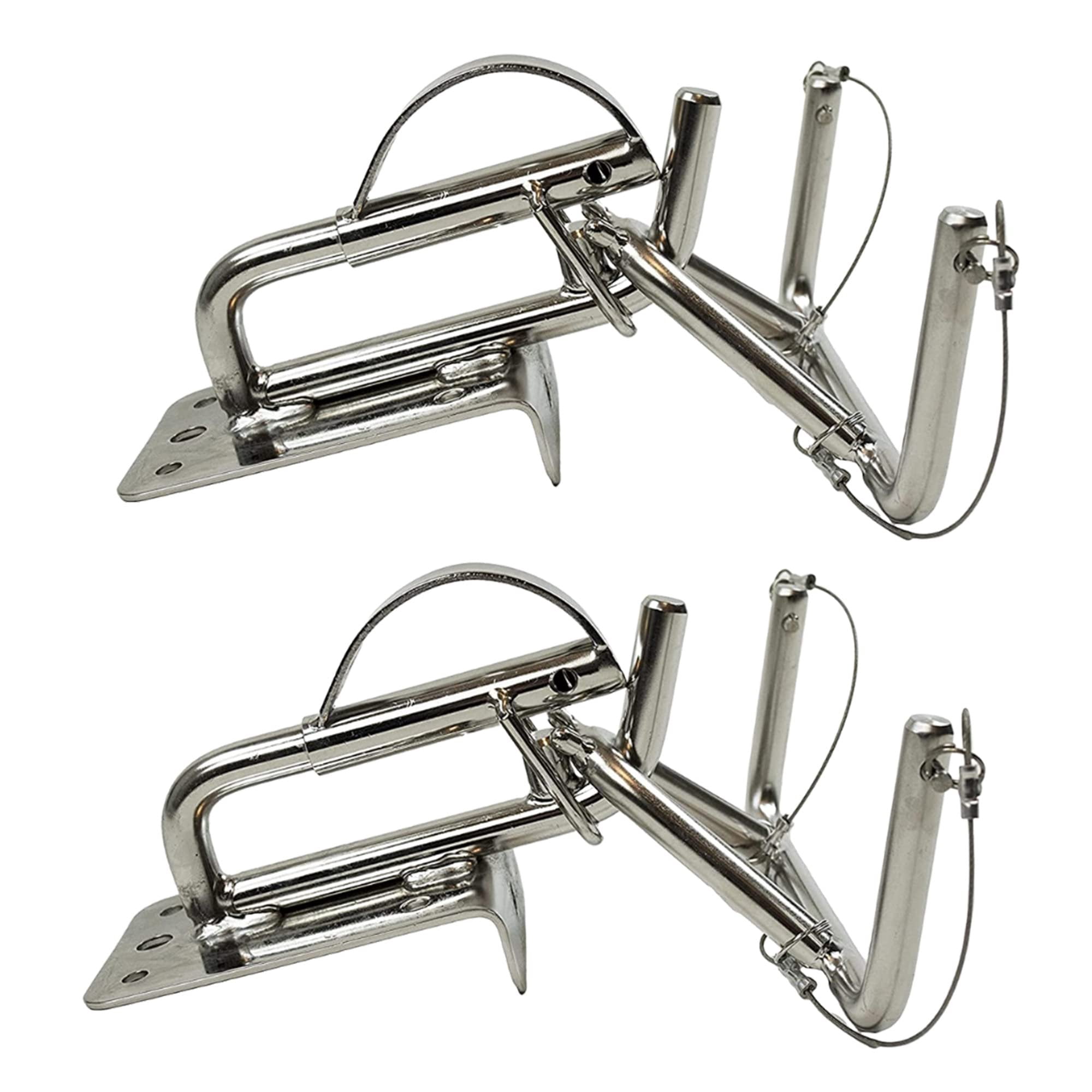 MARINE CITY Quick Release Snap Davits Set 304 Stainless Steel, 150 lb ...