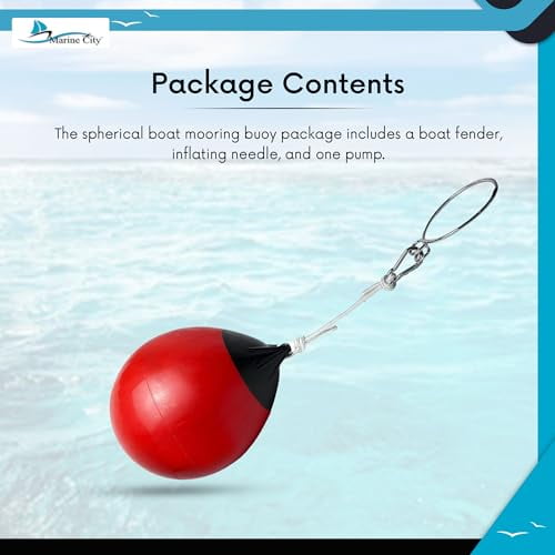 Marine City Buoy Balls Inflatable Heavy Duty Marine Grade PVC Marker ...