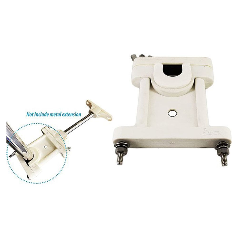 Marine City Mounting Kit Heavy Duty White Nylon Antenna Stand-Off Upper ...
